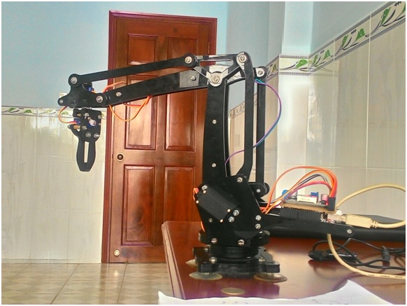 Cánh Tay Robot 4 Bậc Tự Do Điều Khiển Bằng Máy Tính Dùng Labview 